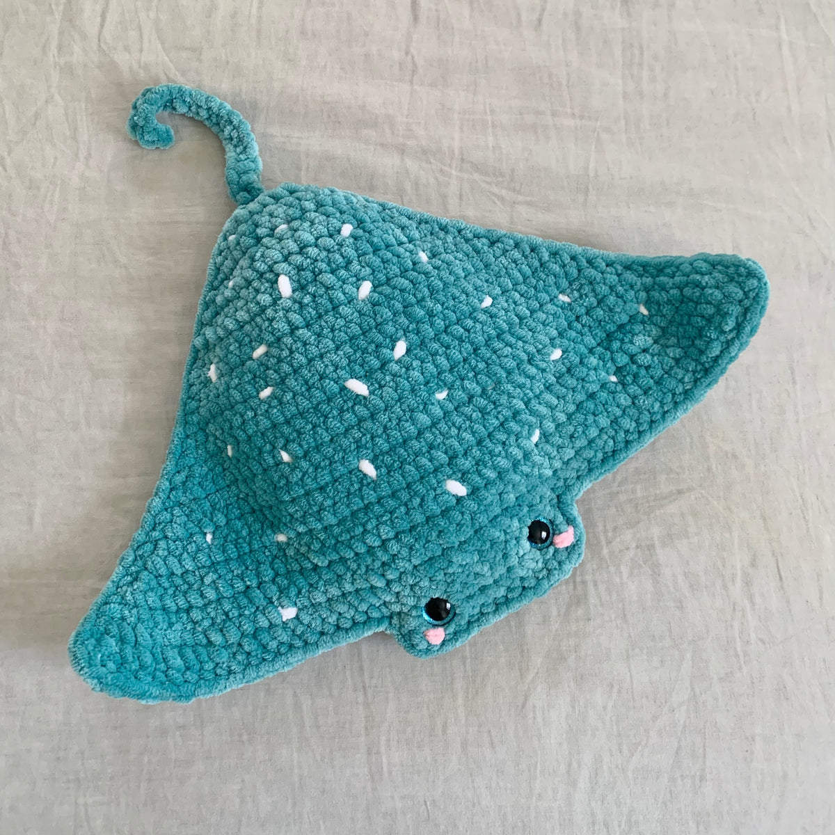 Plush Ruby Ray the Mega Ray - NO SEW – Theresas Crochet Shop