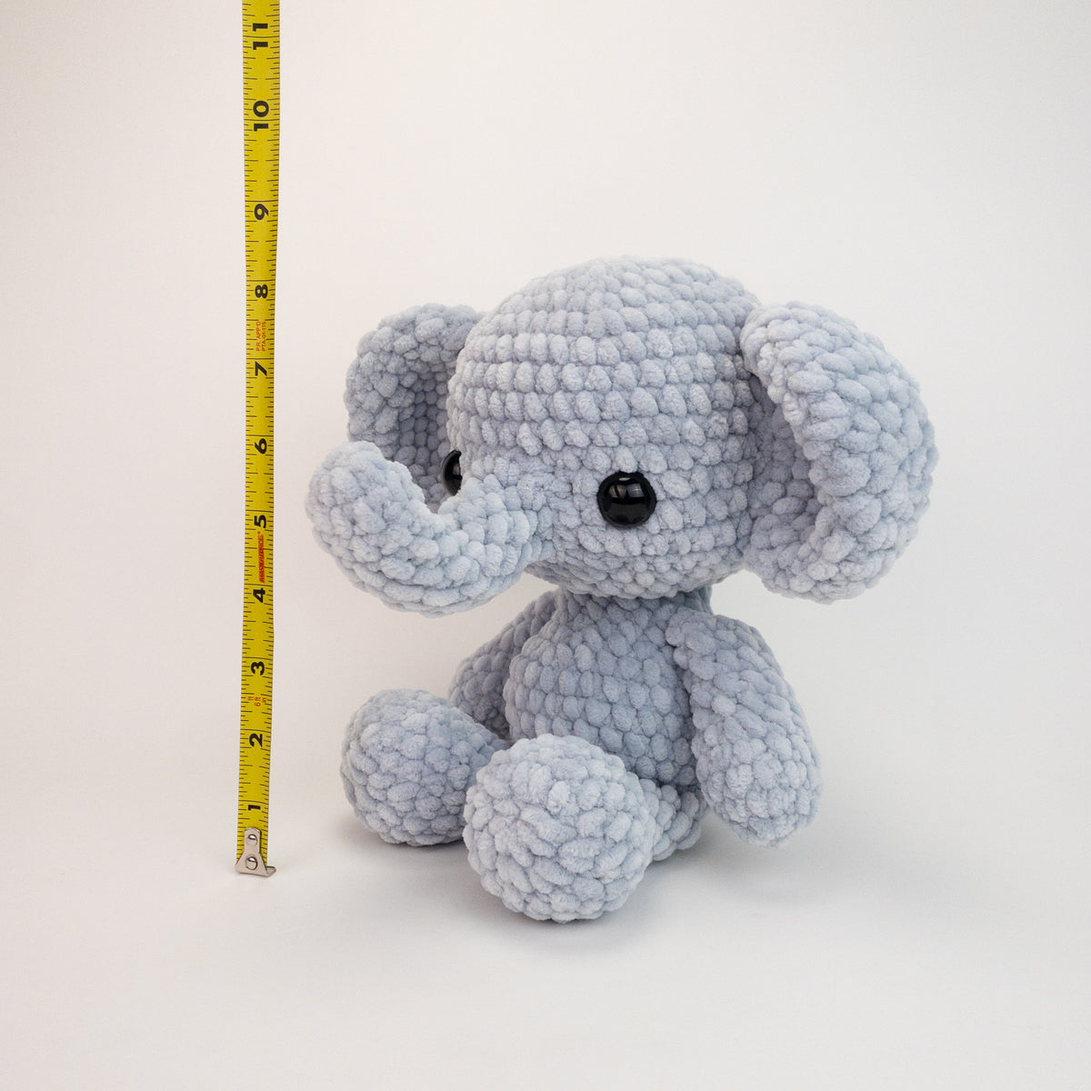 Plush Eli the Elephant – Theresas Crochet Shop